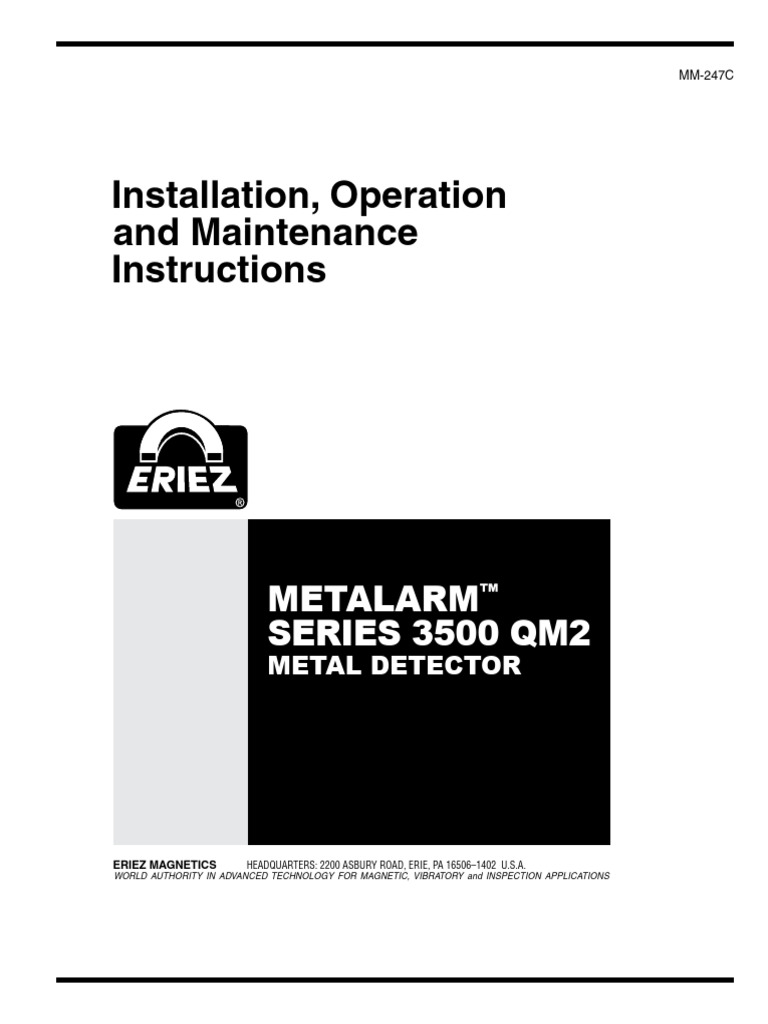 Detector de Metal MA3500 | PDF