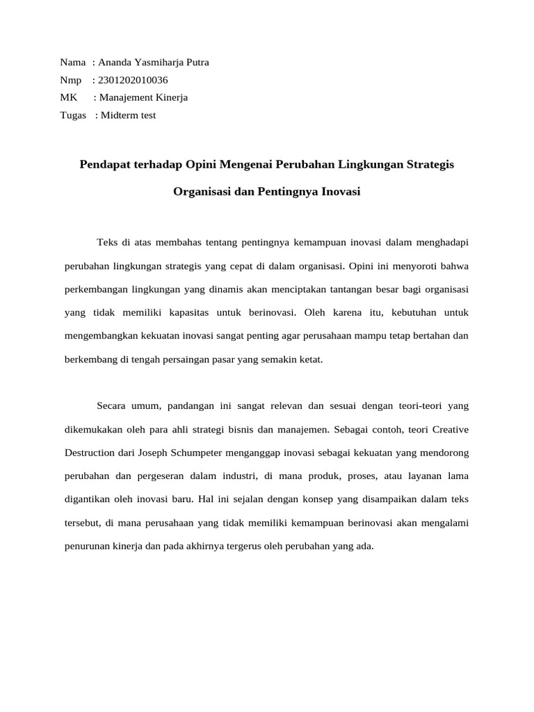 Midterm Ananda | PDF