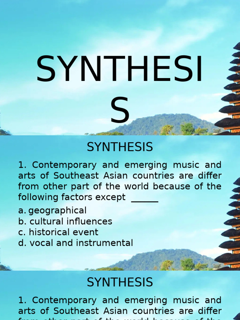 Synthesis | PDF