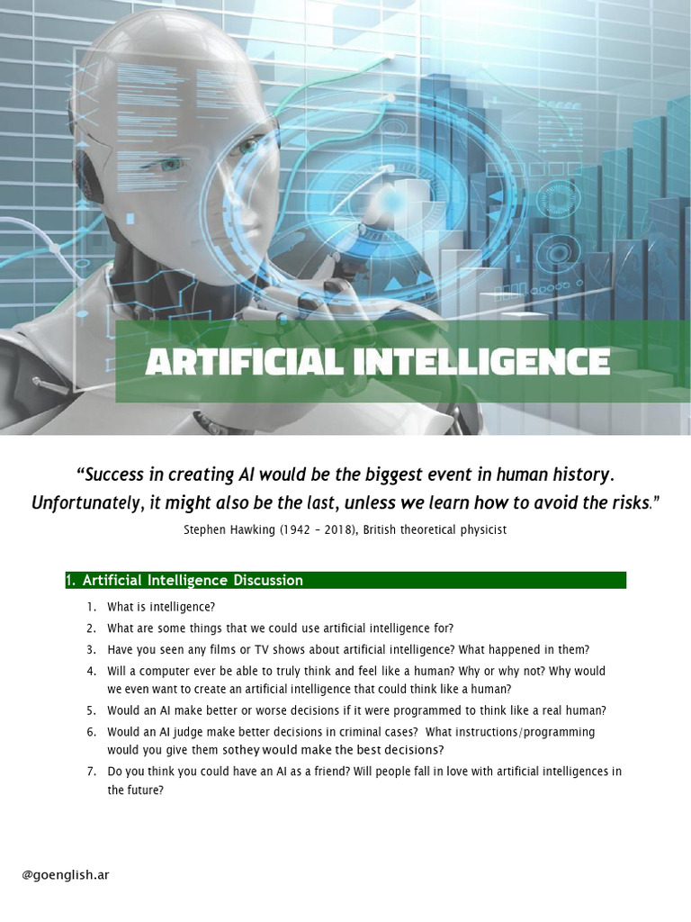 Artificial Intelligence Student Final | PDF | Artificial Intelligence | Intelligence (AI ...