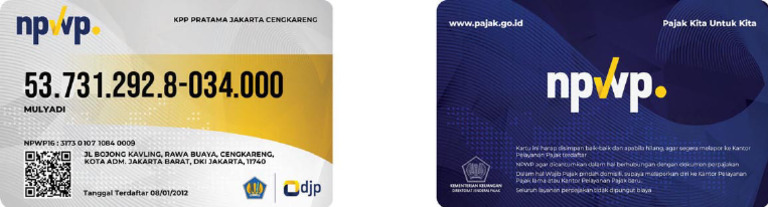 Blanko NPWP | PDF