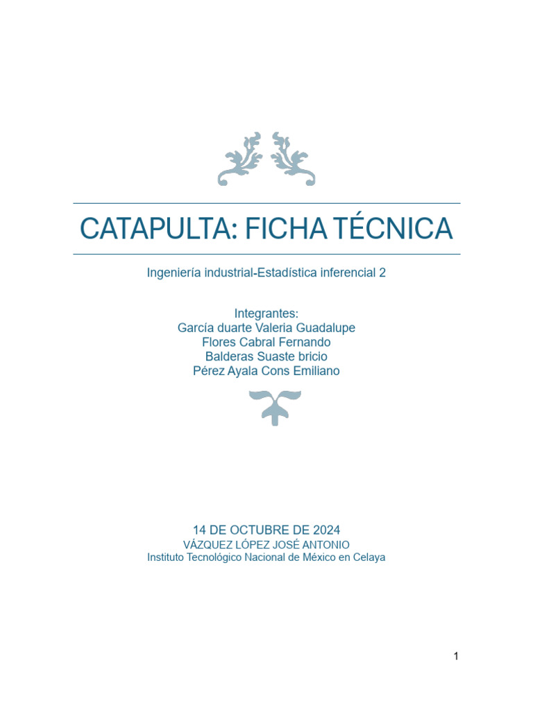 Catapulta Avance | PDF