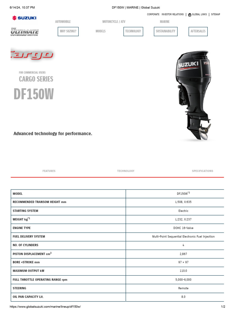 Df150w Marine Global Suzuki Pdf