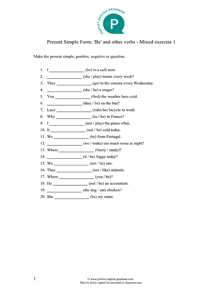 Present Simple | PDF