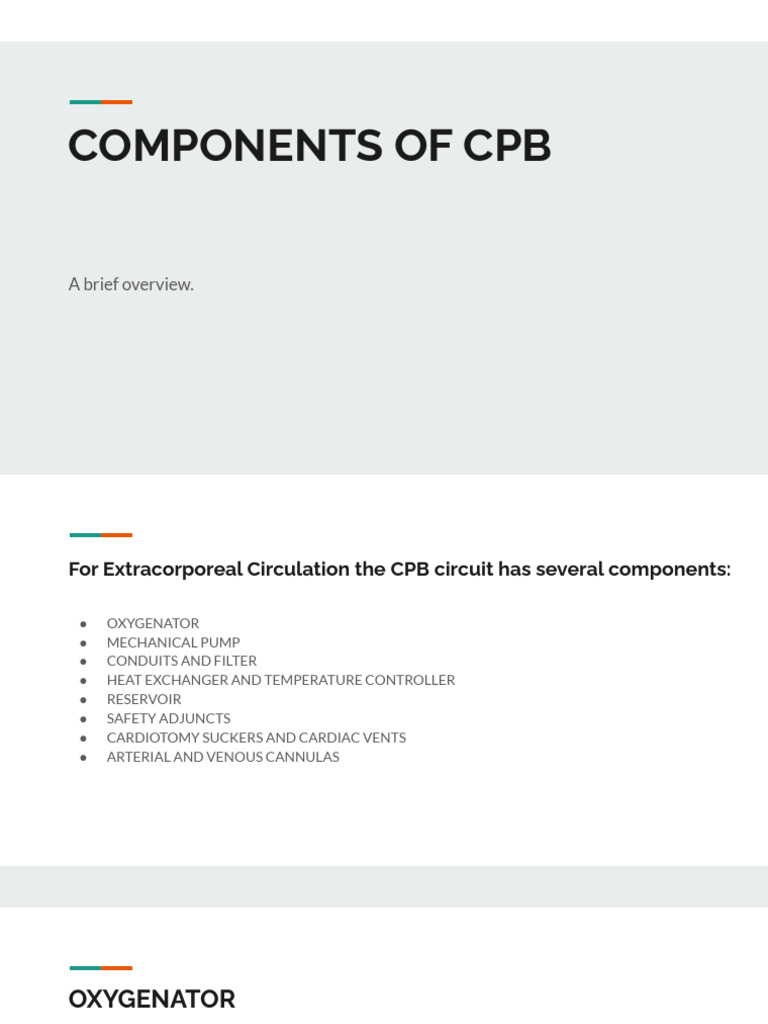 Components of CPB | PDF