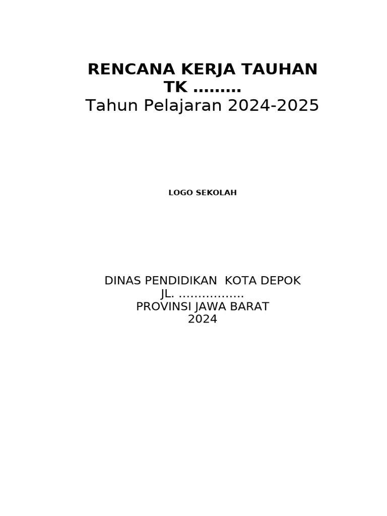 contoh RKT | PDF