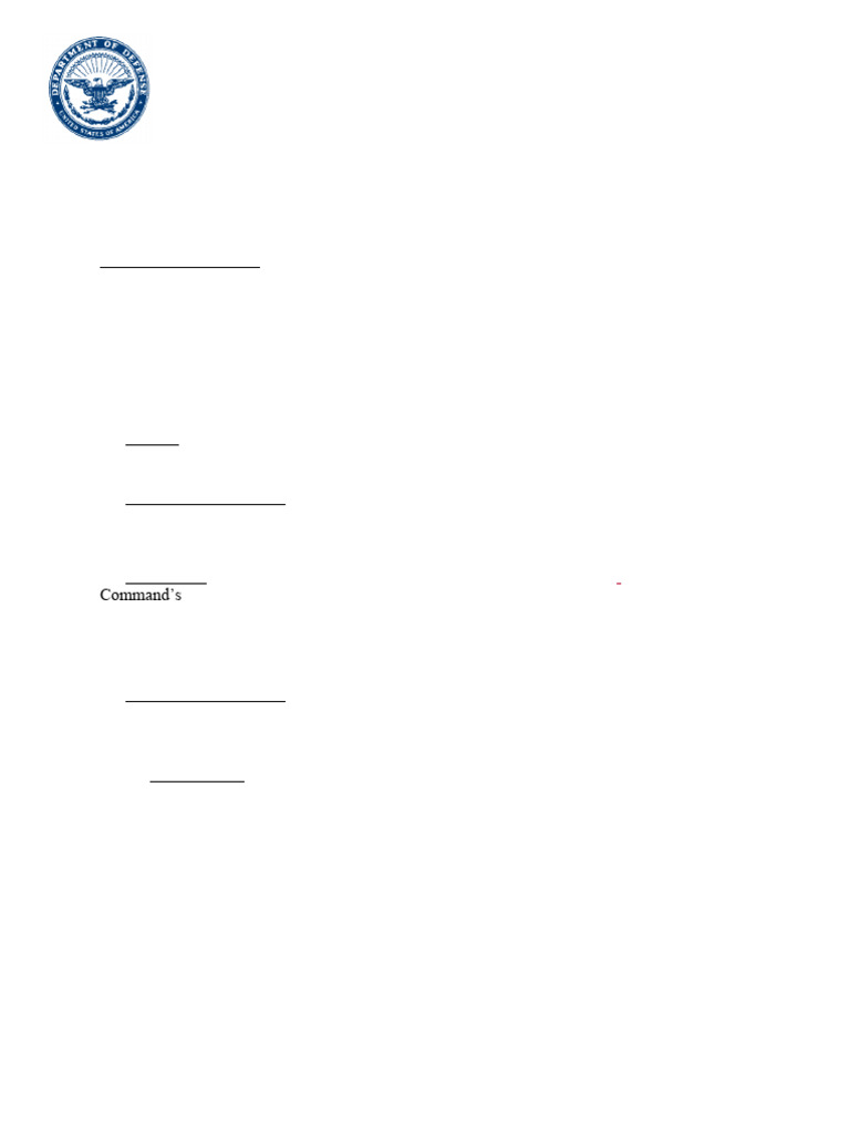 Department of The Navy: O C N O 2000 N P W, DC 20350-2000 | PDF