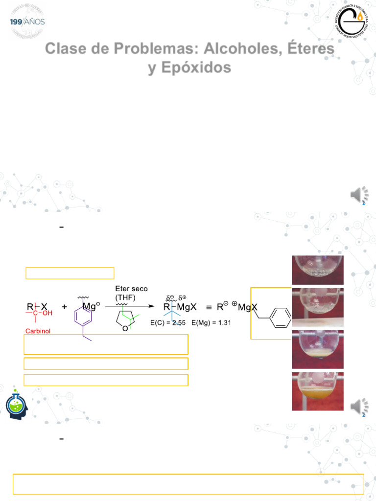 Alcoholes, Éteres y Epóxidos Química Orgánica Parte 2 | PDF