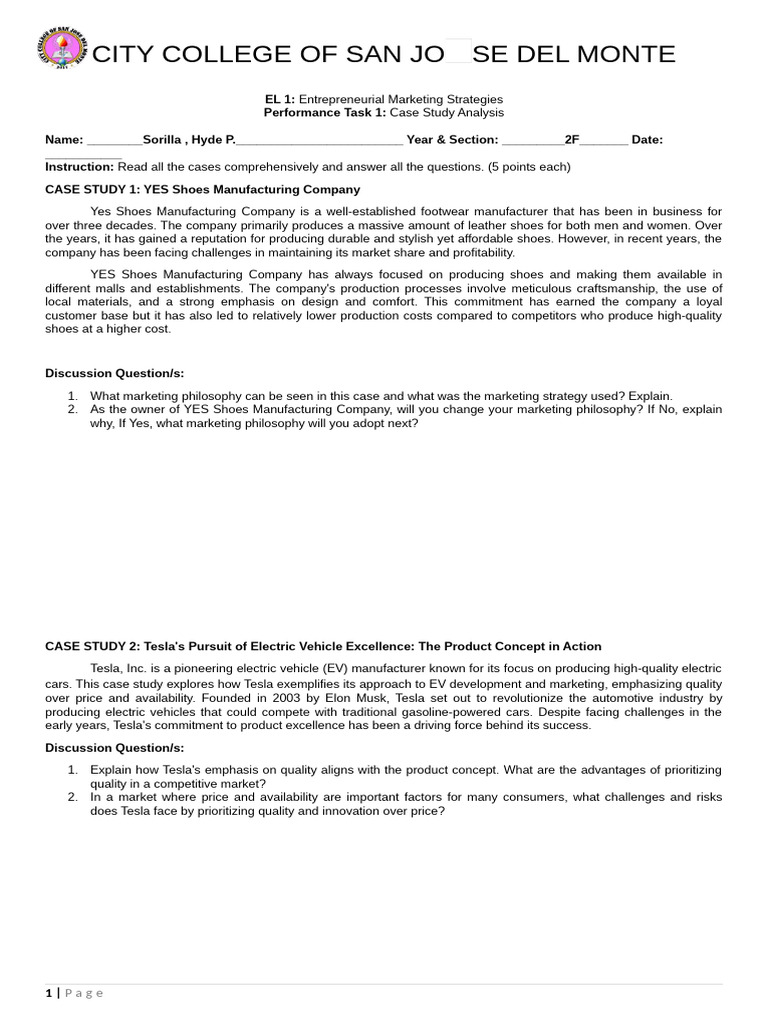 El1 PT1 | PDF