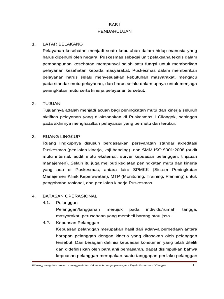 Pedoman Peningkatan Mutu | PDF