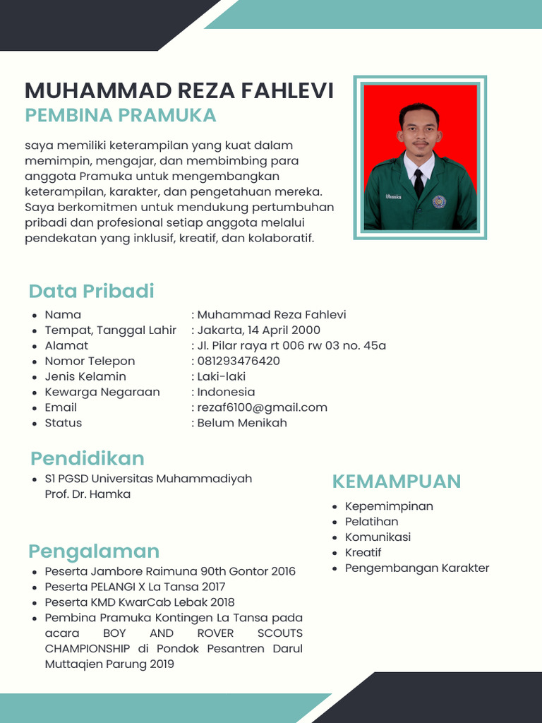 CV Pembina Pramuka | PDF