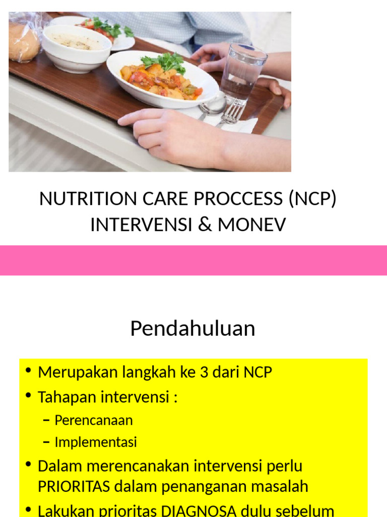 NCP (Intervensi, Monev | PDF