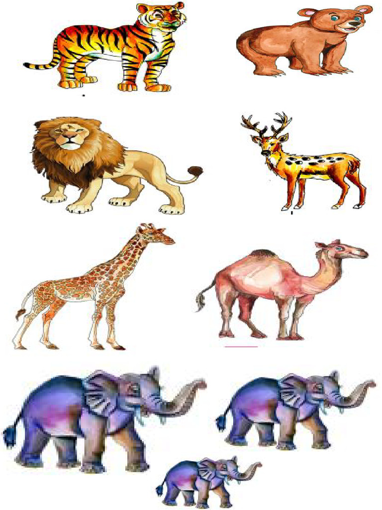 Animals Printouts | PDF