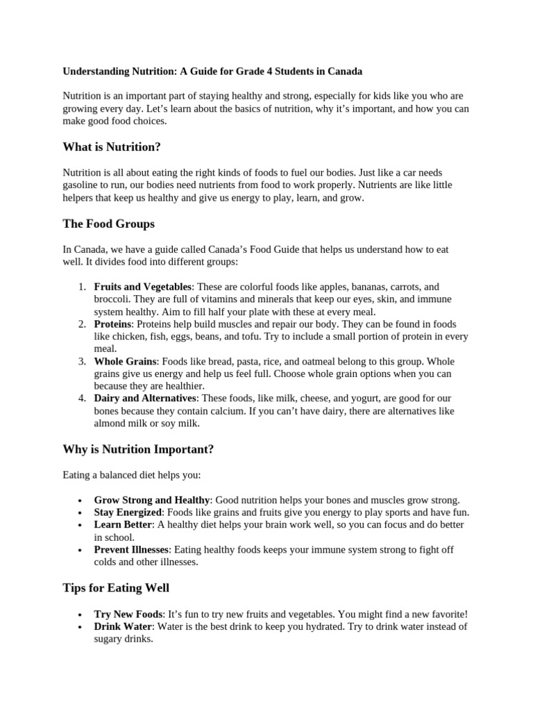 Understanding Nutrition | PDF