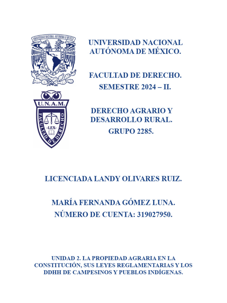 Evolución del Derecho Agrario en México | PDF | México | Tecnología