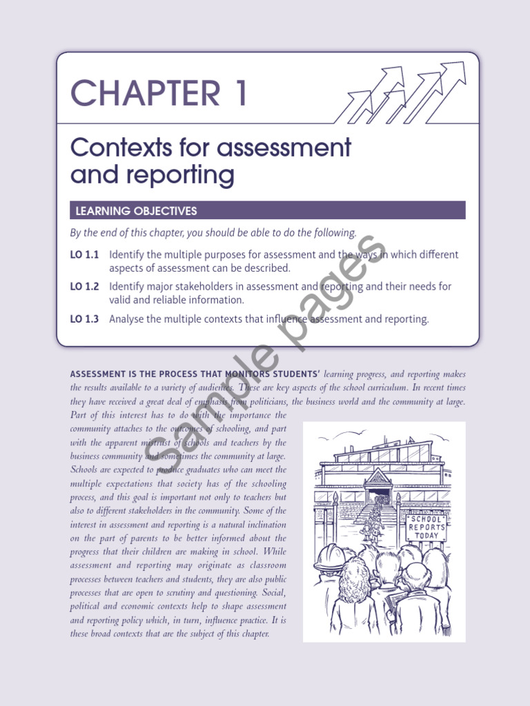 Chapter 1 Contexts for Assessment and Reporting | PDF