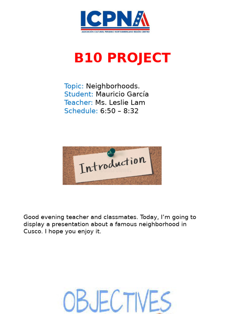 B10 - Project | PDF