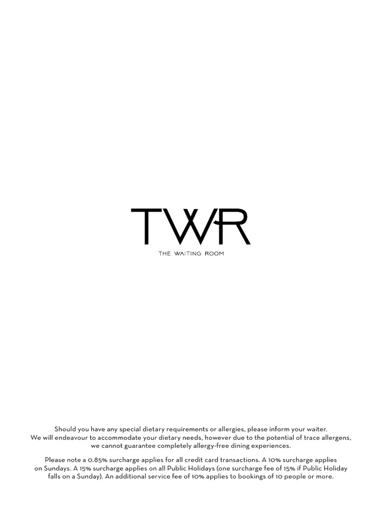 TWR Food Menu | PDF