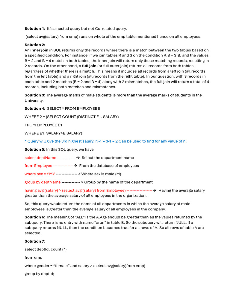 Solution sheet 6 | PDF