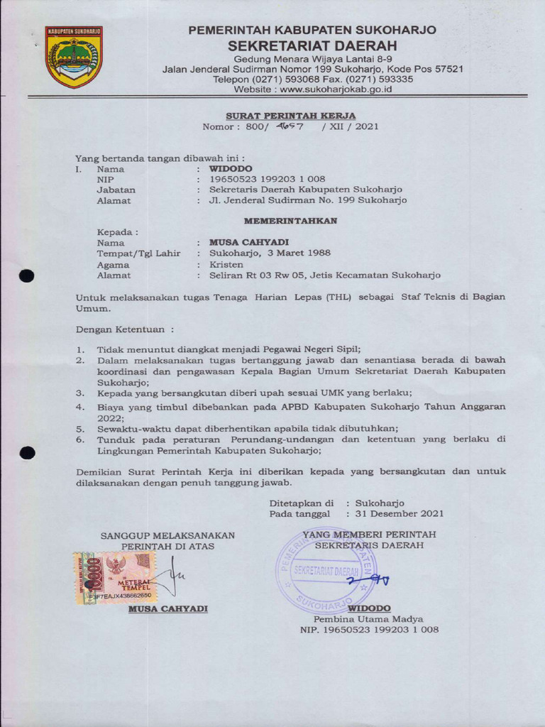 SPK - 2021 - Musa Cahyadi | PDF