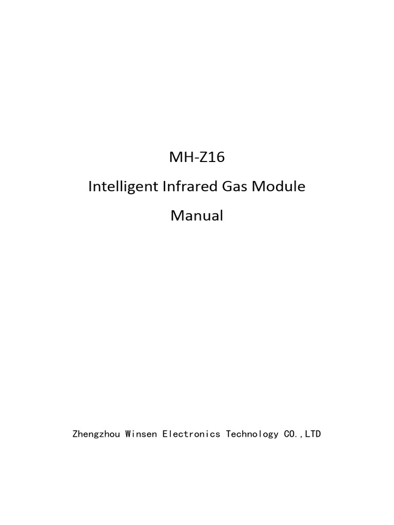 MH-Z16 CO2 Datasheet | PDF