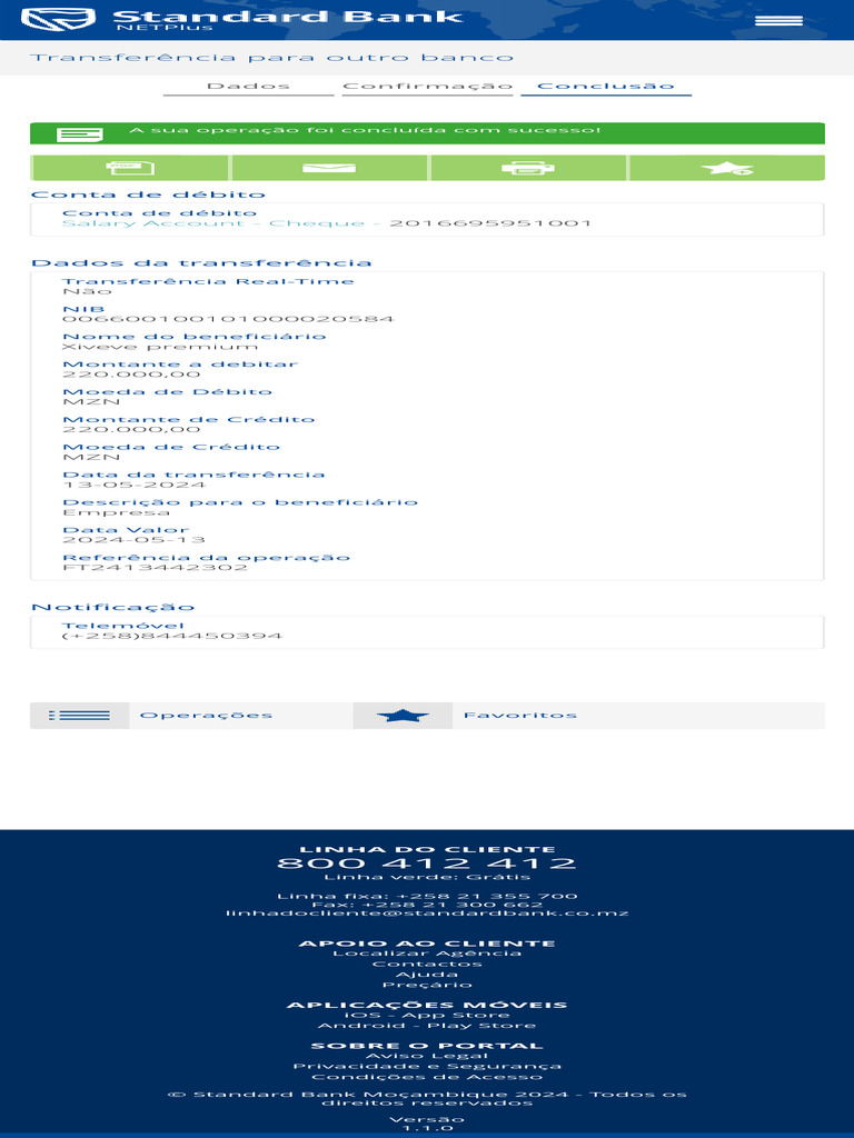 Transferência para Outro Banco | PDF