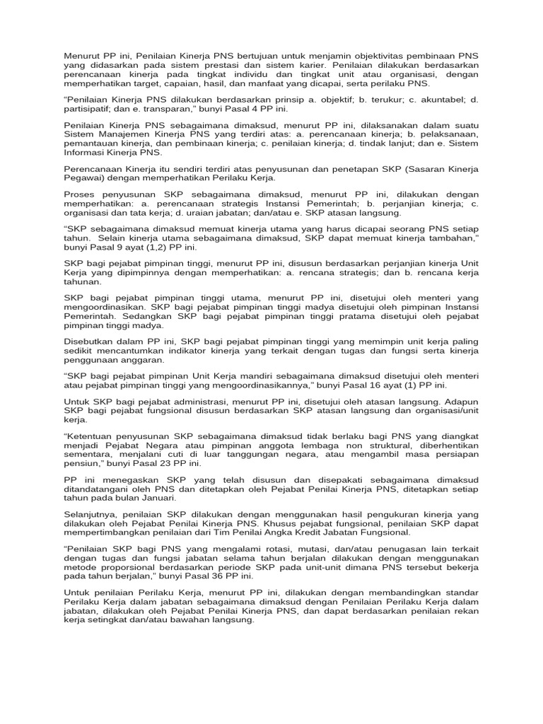 Aturan Pegawai | PDF