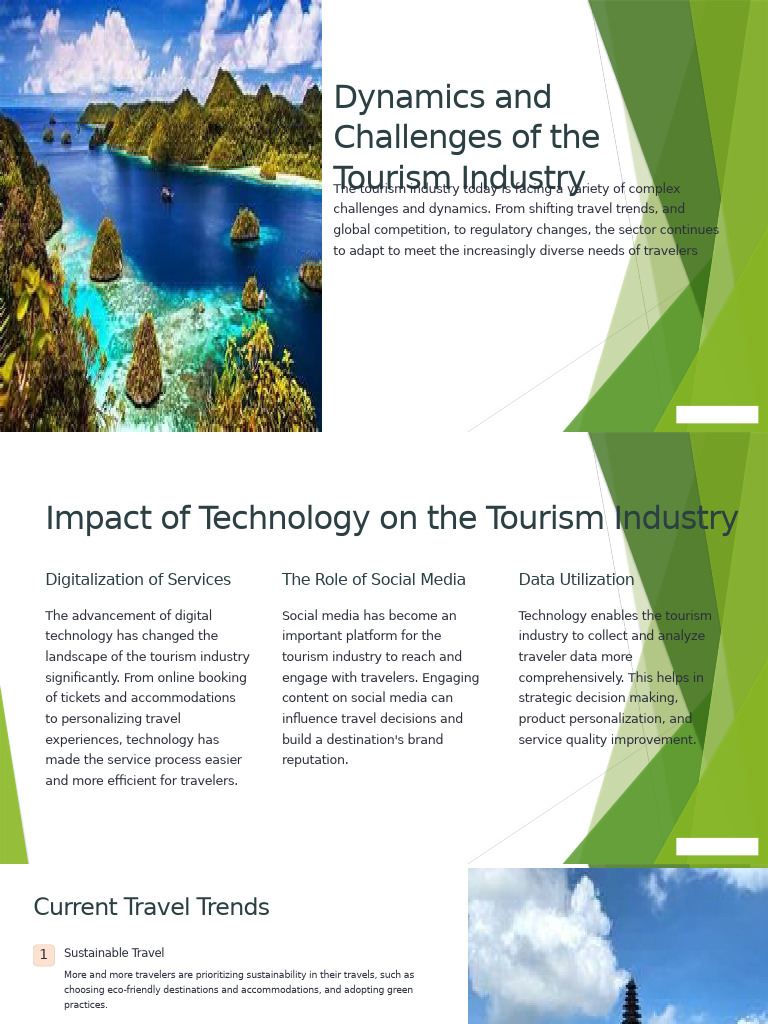 Dynamics and Challenges of The Tourism Industry | PDF