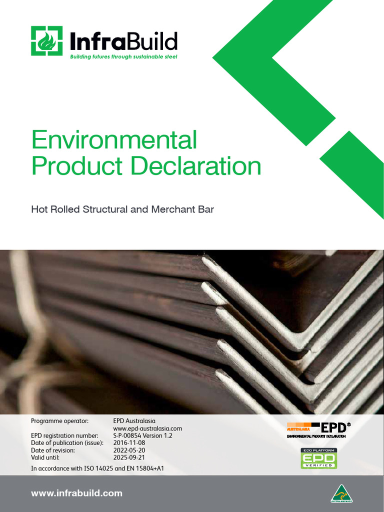 Hot Rolled Structural Merchant Bar EPD 2022 | PDF