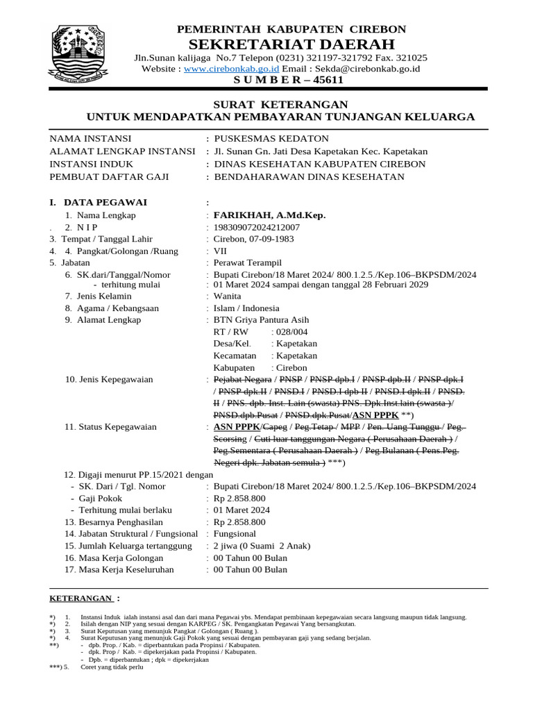 SKUMPTK Farikhah 2 | PDF