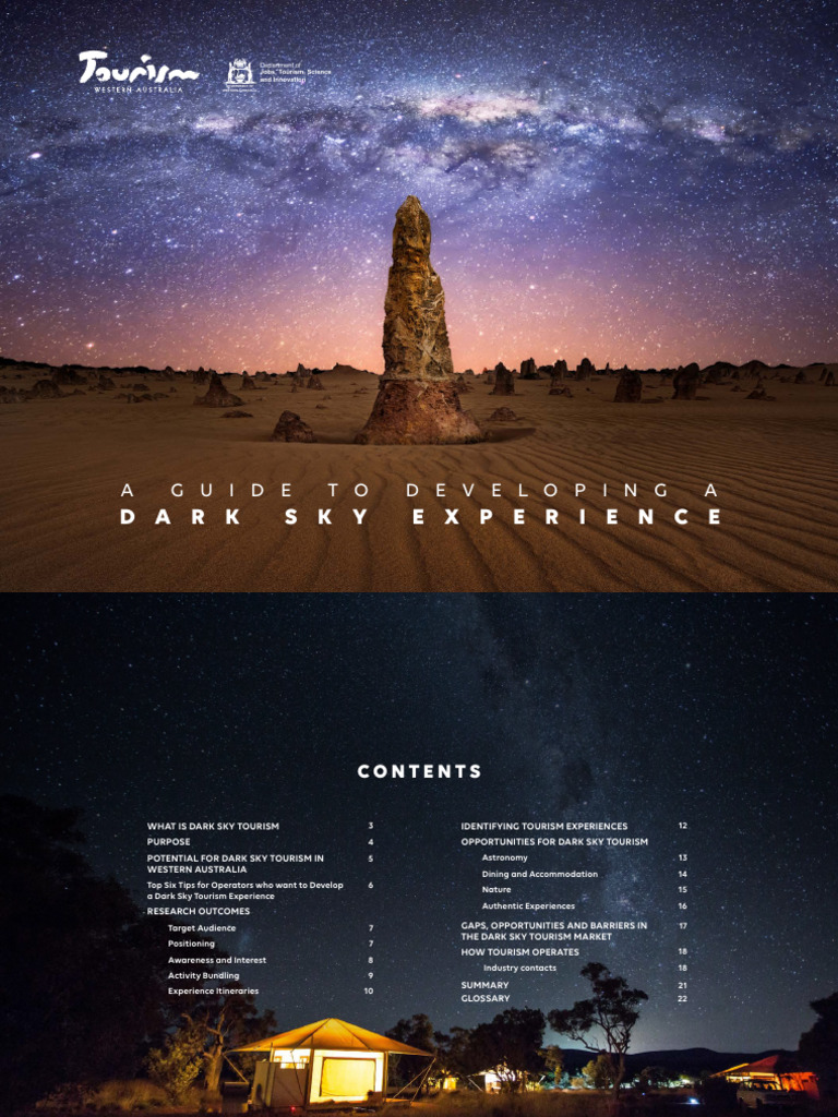A Guide To Developing A Dark Sky Experience | PDF