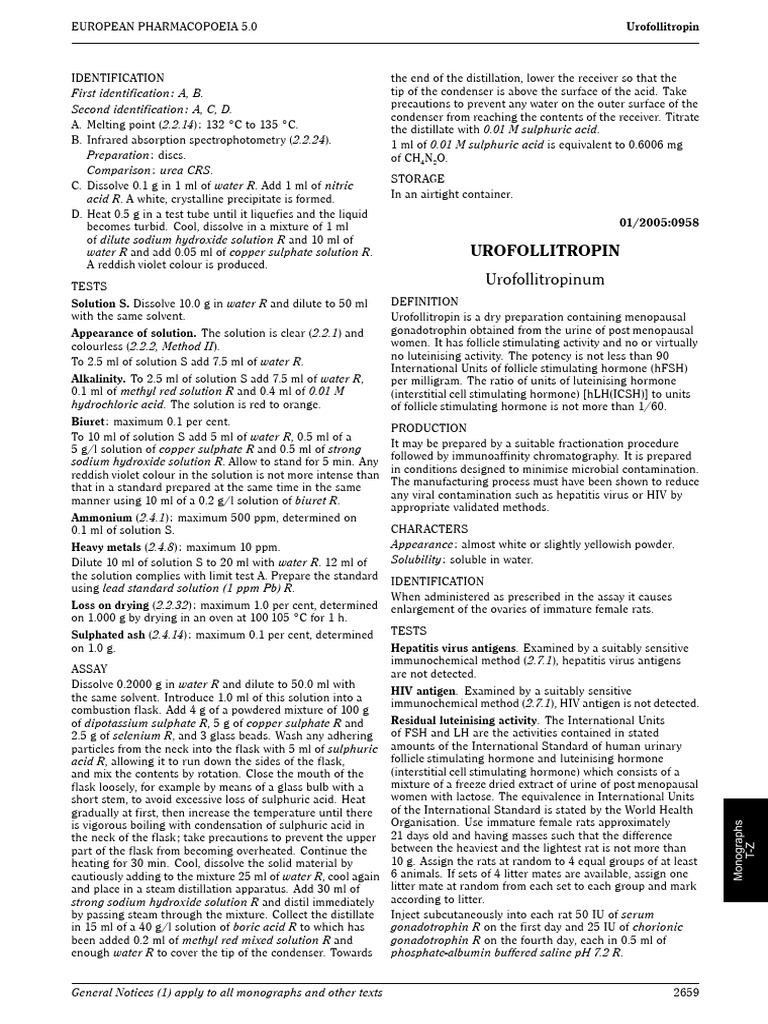 European Pharmacopoeia 5 0 | PDF