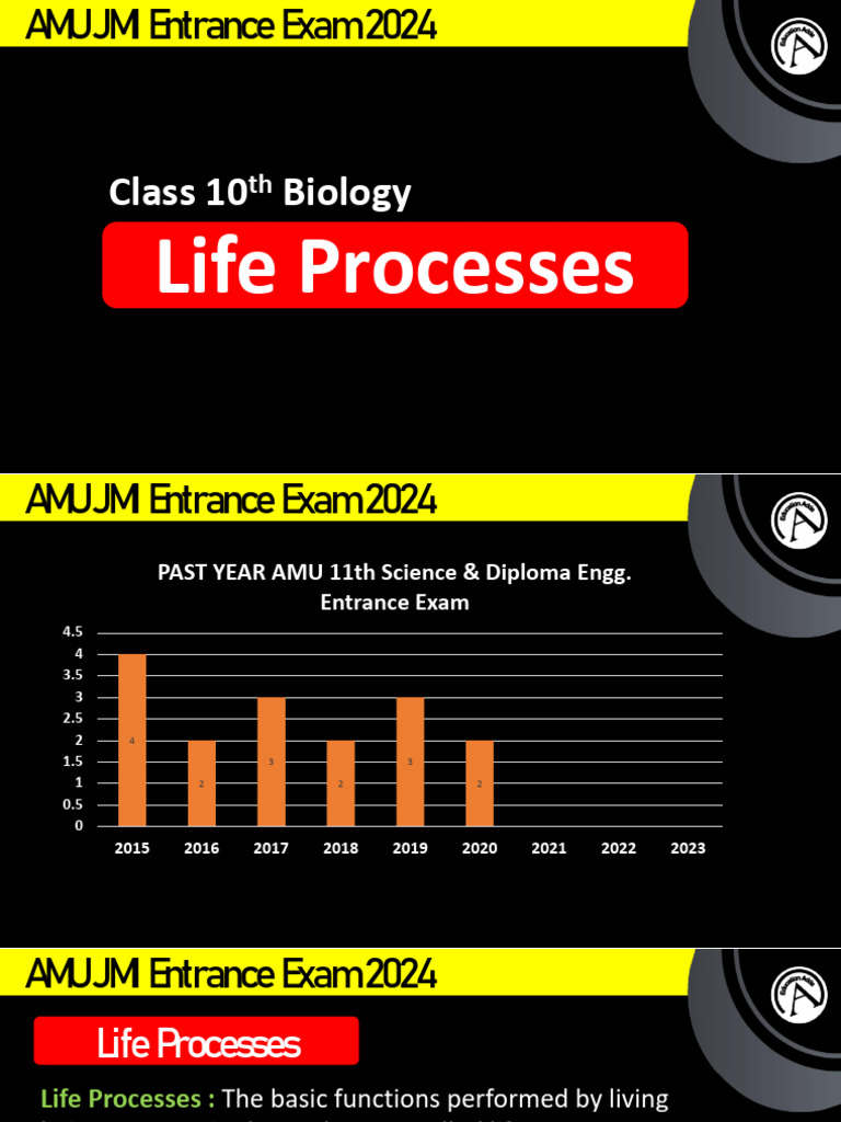Life Process Lect 01 2024 Comlete | PDF