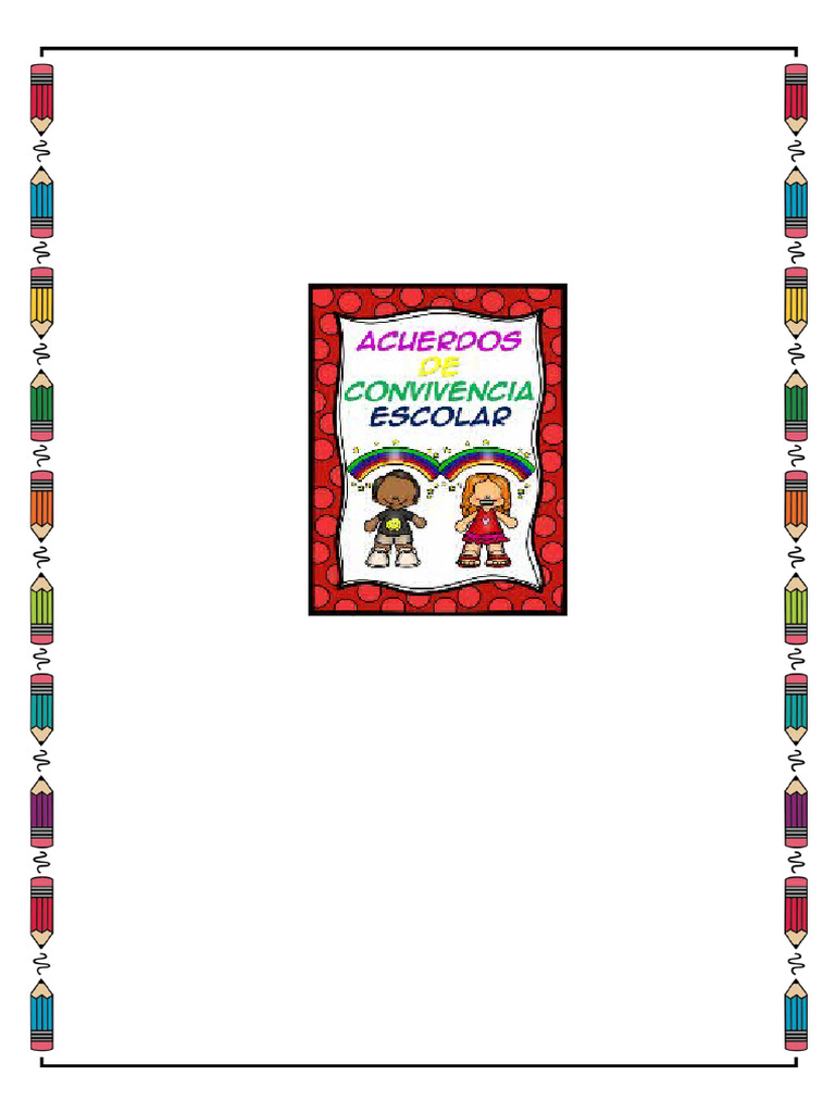 04 Abril Elaboramos Acuerdos De Convivencia Pdf