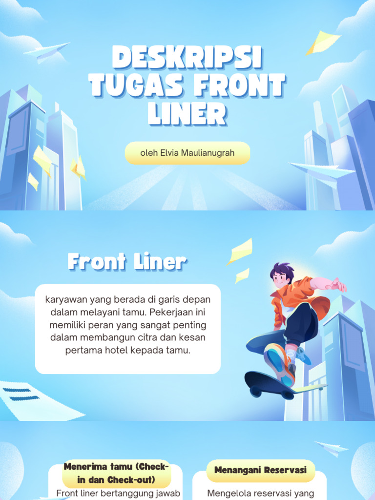 Deskripsi Tugas Front Liner | PDF