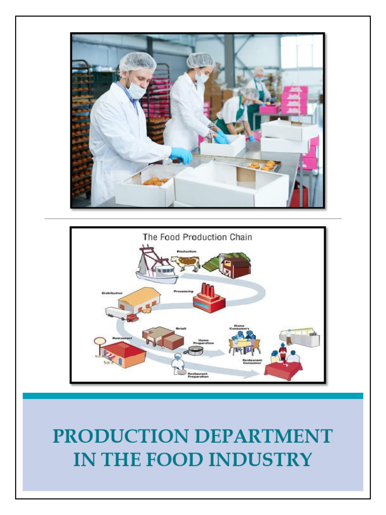 PRODUCTION DEPARTMENT IN THE FOOD INDUSTRY | PDF