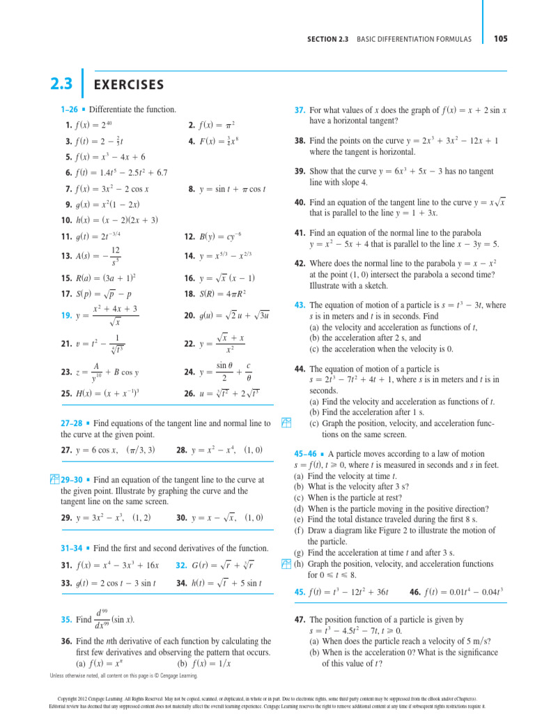 Essential Calculus Early Transcendentals (James Stewart) 3 | PDF