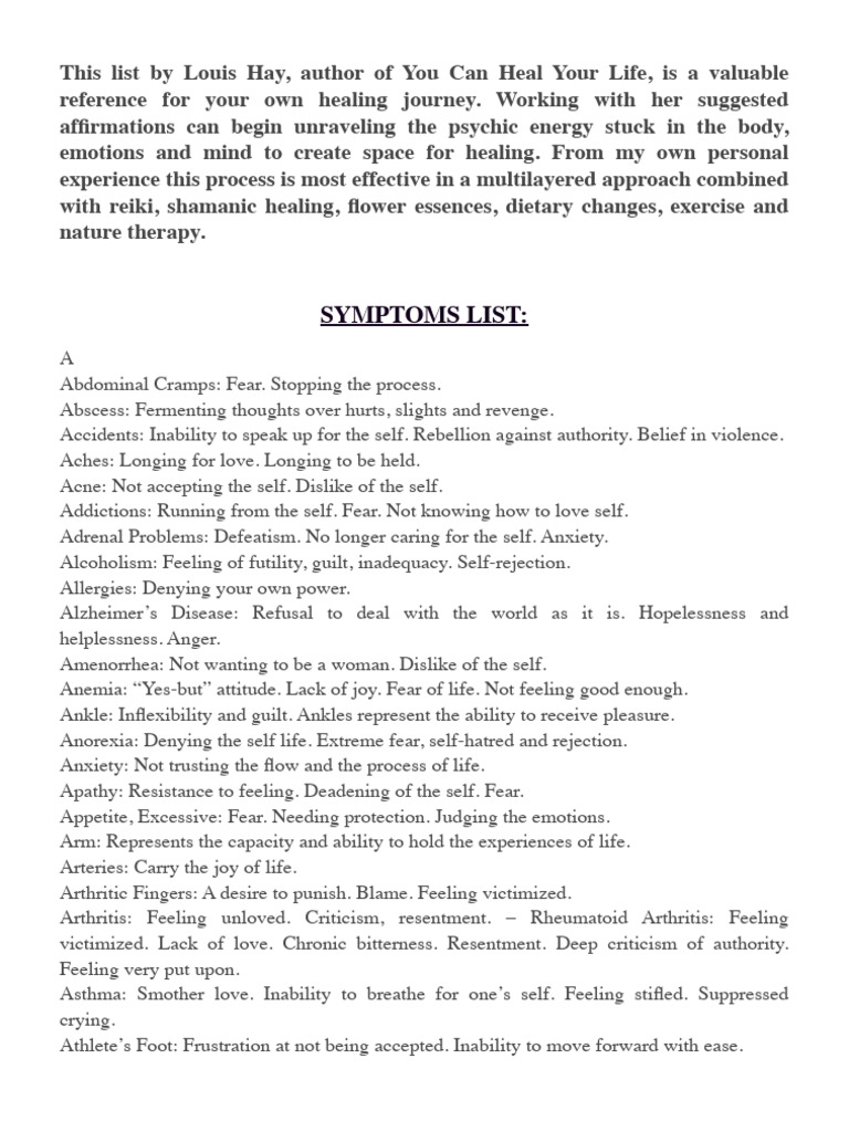 Disease List | PDF