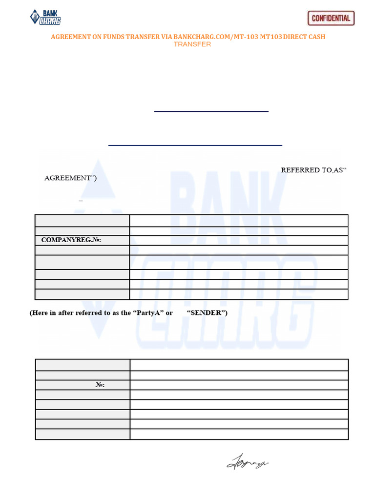 (Doa) Agreement Swift-103-202-1 | PDF