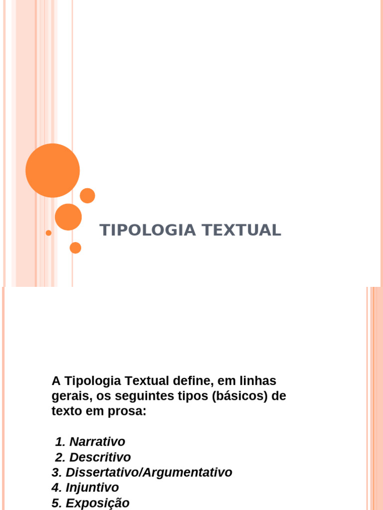 Tipologia Textual 1 | PDF