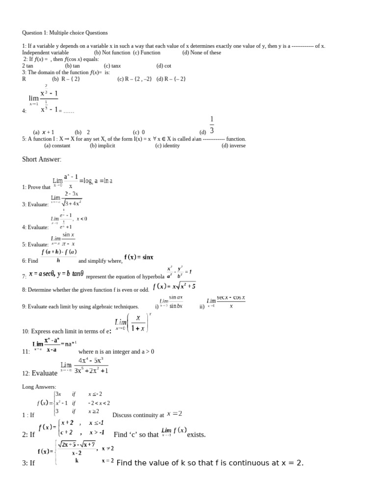 FSC PART 2 Chapter 1 | PDF