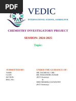 Chemistry Project Front Page Design | PDF