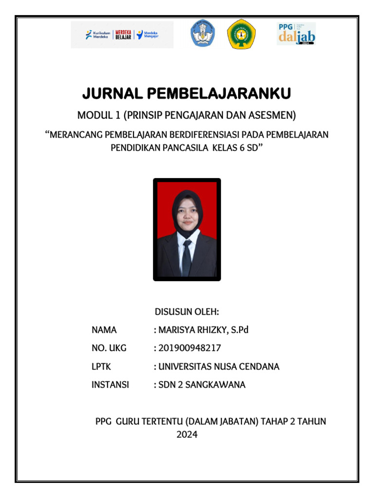 JURNAL PEMBELAJARANKU MODUL 1 PPA (UMUM) | PDF