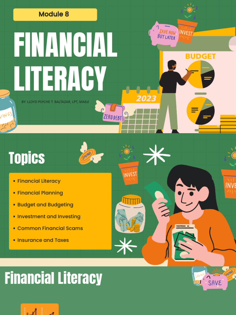 Module 8 - Financial Literacy | PDF