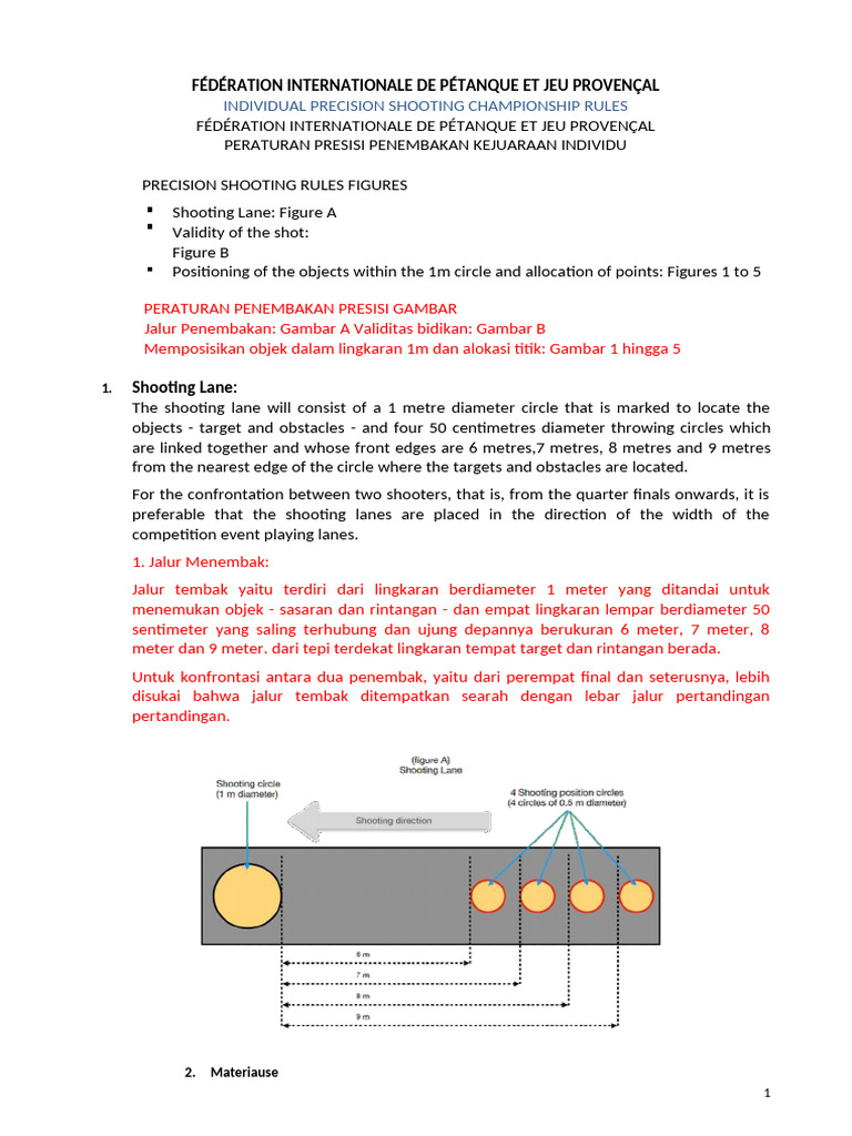 Precision Shooting Championship Rules | PDF | Games Of Physical Skill ...