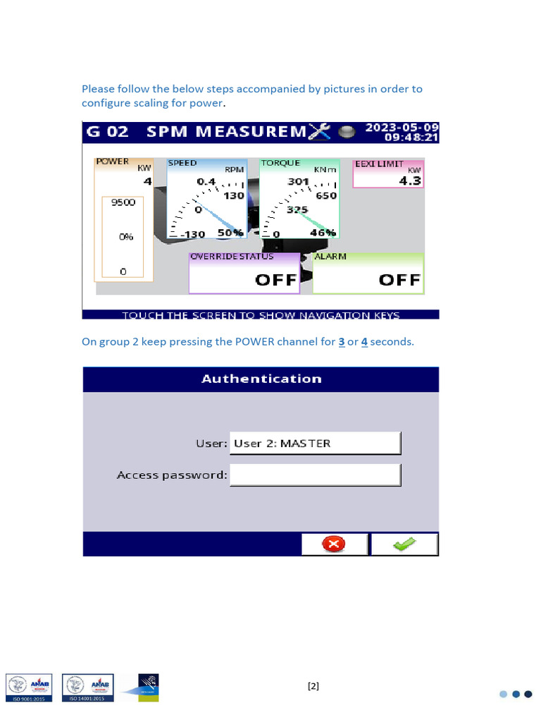 Power Range Configuration (Kyma) | PDF