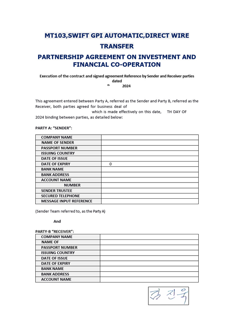 Gpi Mt103 Cash Transfer[1] | PDF