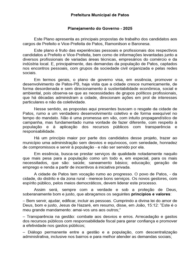 Planode Governo | PDF