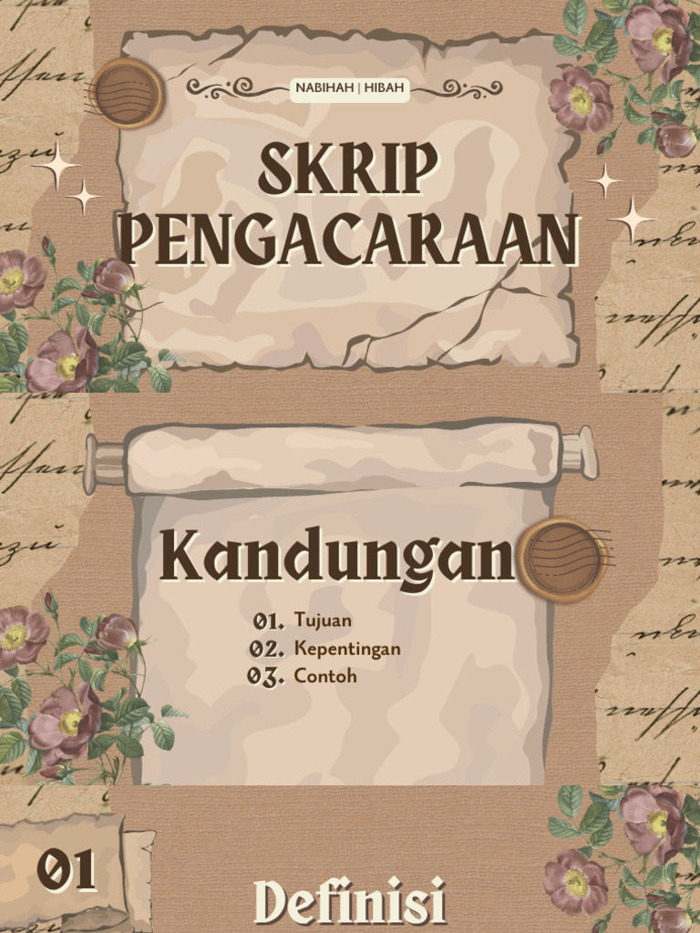 Skrip Pengacaraan (Nabihah & Hibah) | PDF