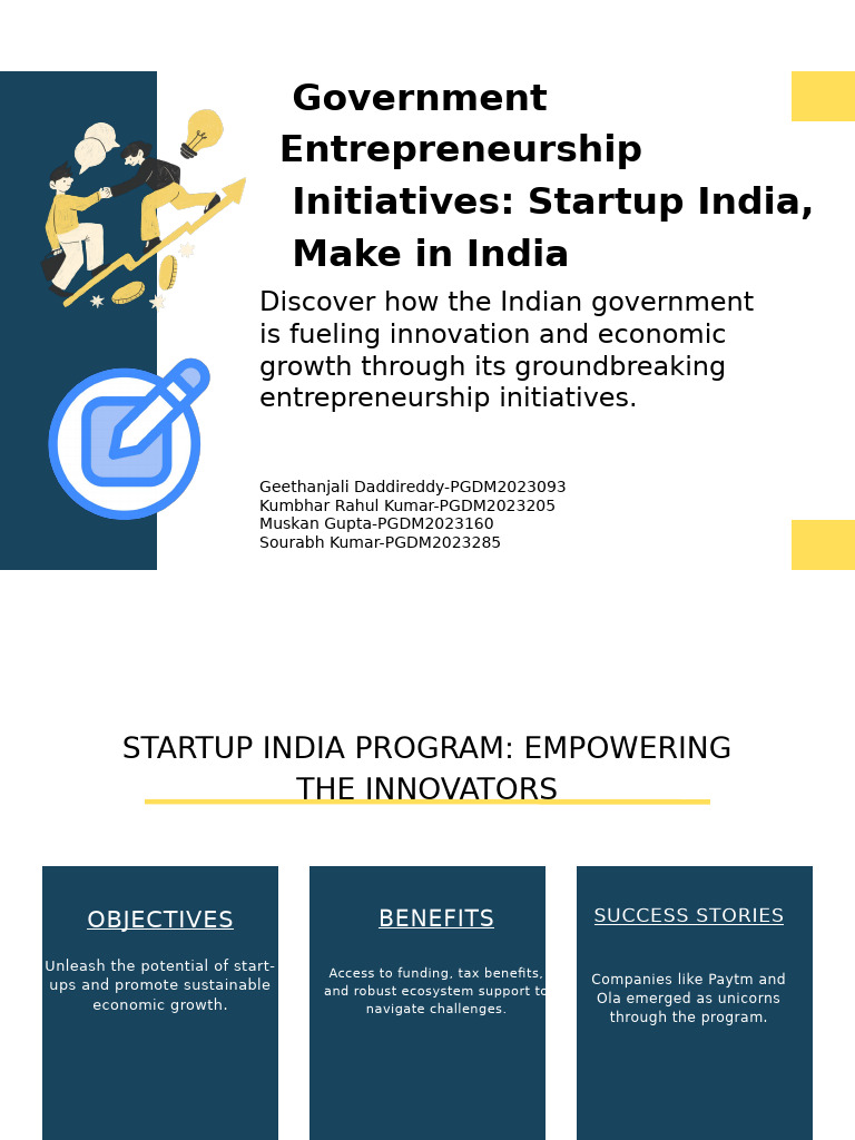 Team 4 Government Entrepreneurship | PDF